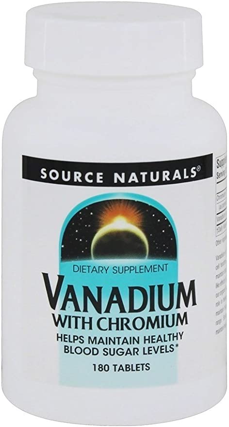 Source Naturals Vanadium with Chromium Tablets – Wholesale Nutrition