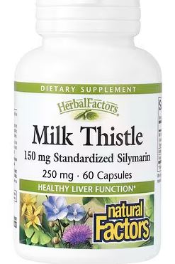 Milk Thistle Capsules by Natural Factors – Wholesale Nutrition