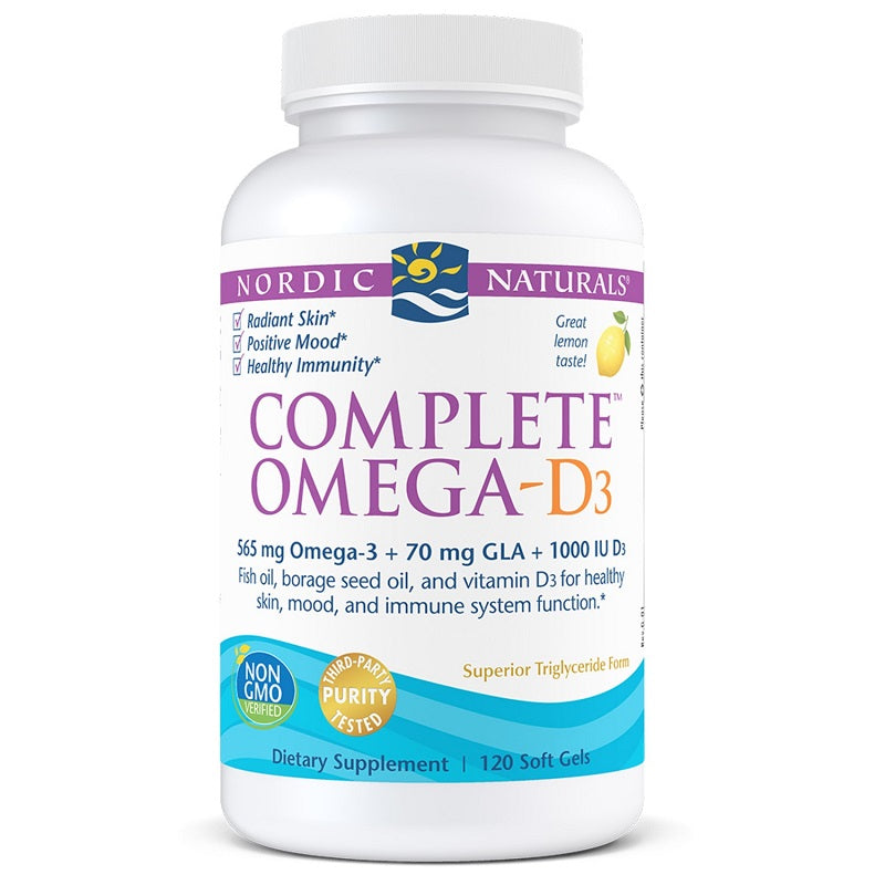 Complete Omega-D3 120sg by Nordic Naturals – Wholesale Nutrition
