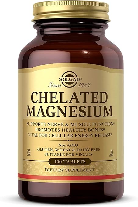 Chelated Magnesium Tablets by Solgar – Wholesale Nutrition