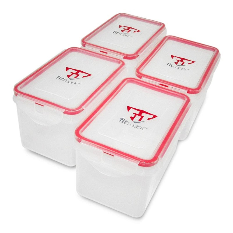 Meal Containers 32oz (4 pc set) by Fitmark – Wholesale Nutrition