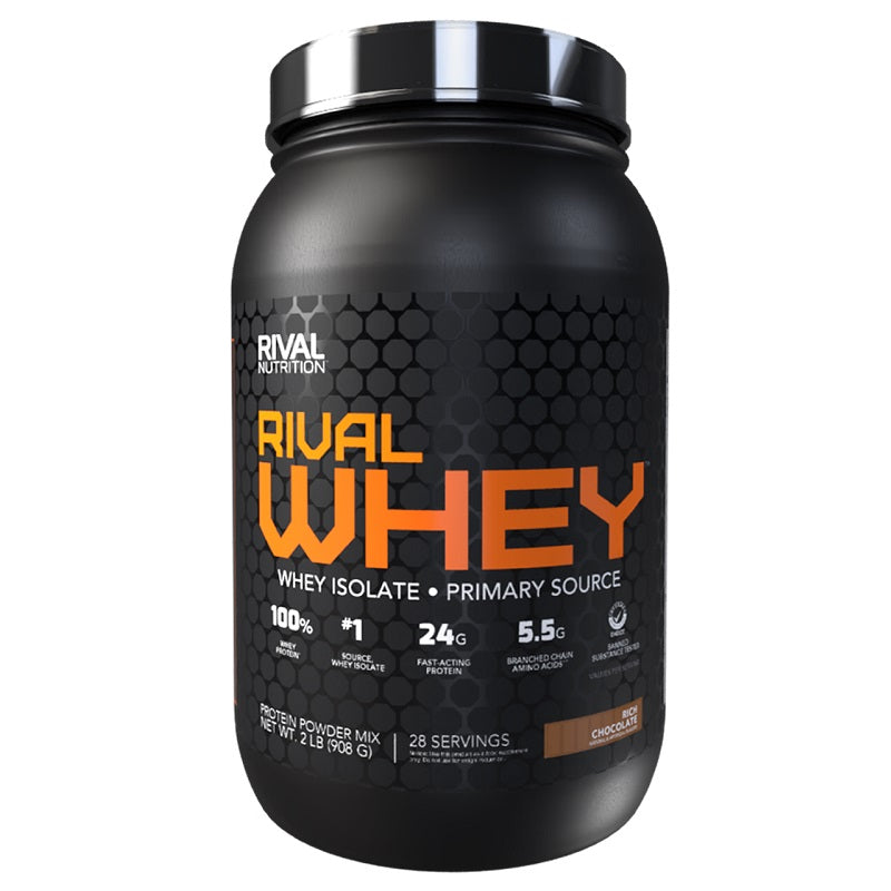 Rival Whey Rich Chocolate 2lb by Rival Nutrition – Wholesale Nutrition