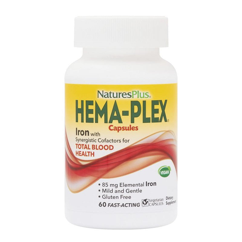 Hema-Plex 60VegCaps by NaturesPlus – Wholesale Nutrition