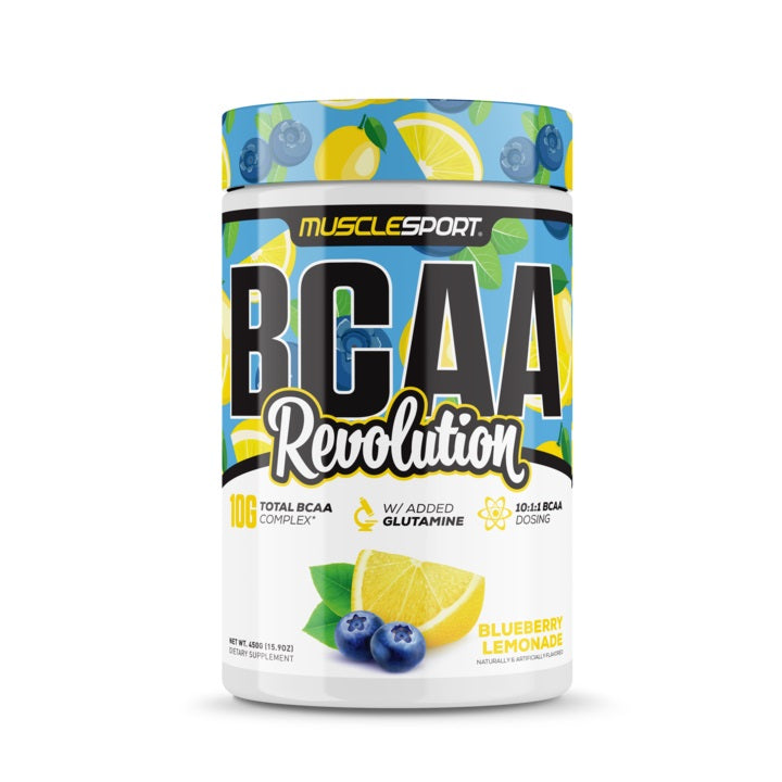 BCAA Revolution Blueberry Lemonade by MuscleSport – Wholesale Nutrition