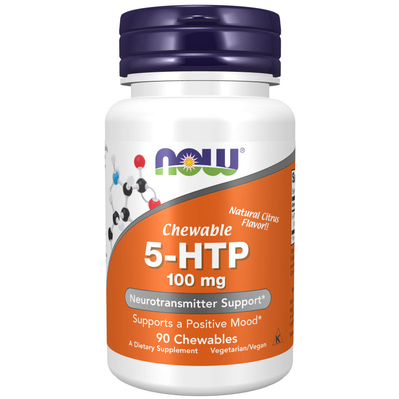5-HTP 100mg 90 Chewables by Now – Wholesale Nutrition