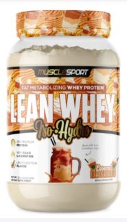 Lean Whey Protein Caramel Macchiatto by Muscle Sport – Wholesale Nutrition