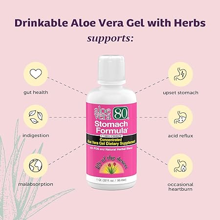 AV80 Liquid Stomach Formula by Lily of the Desert – Wholesale Nutrition