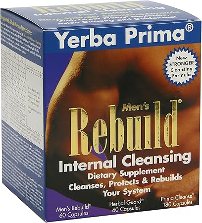 Men's Rebuild Internal Cleansing Kit by Yerba Prima – Wholesale Nutrition