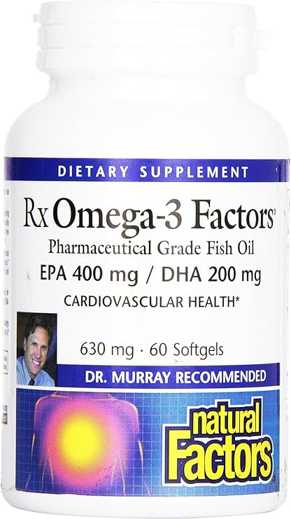 Rx Omega-3 Factors Softgels by Natural Factors – Wholesale Nutrition